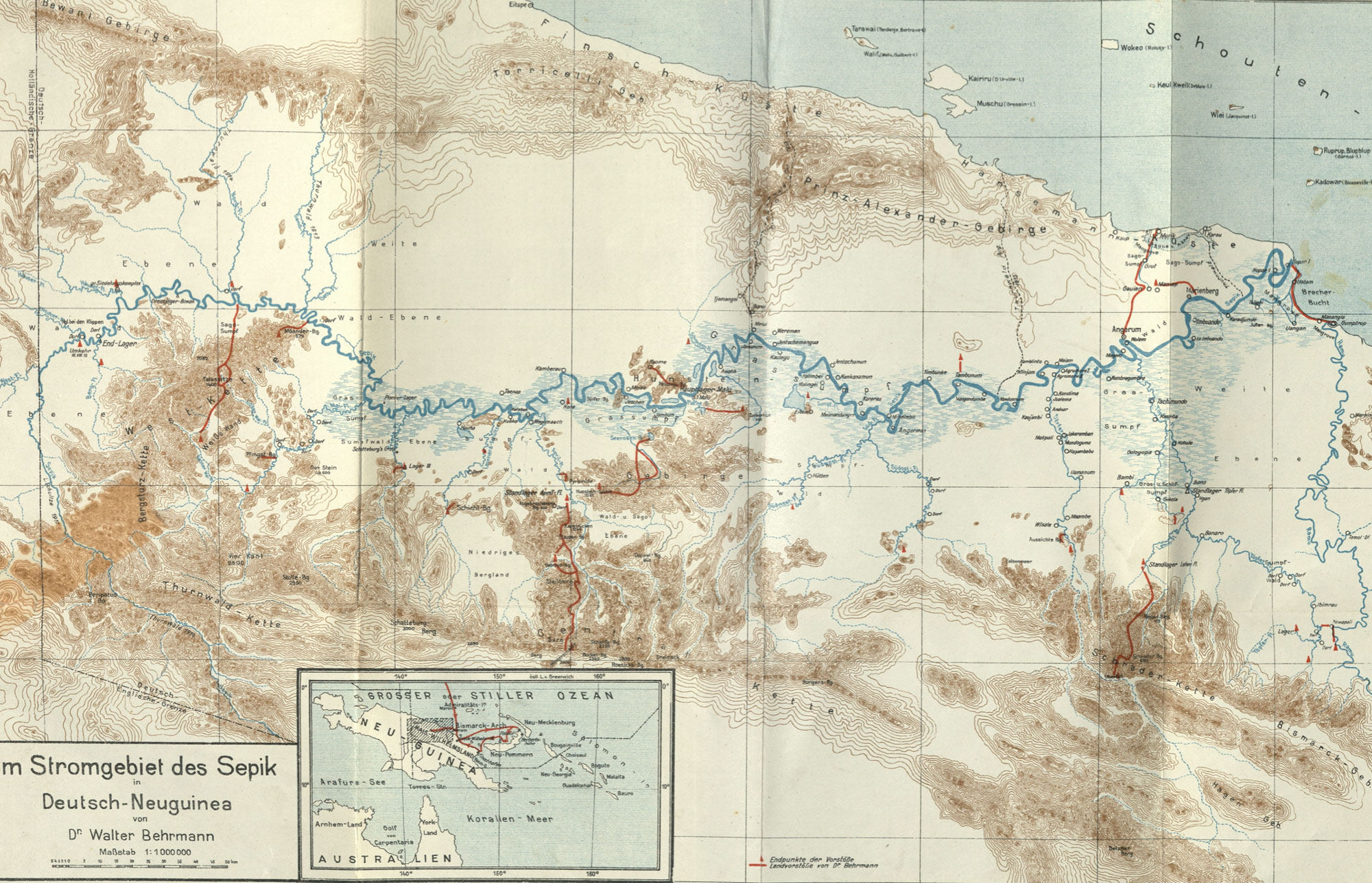 Walter Behrman A German Cartographer, Geographer and Collector